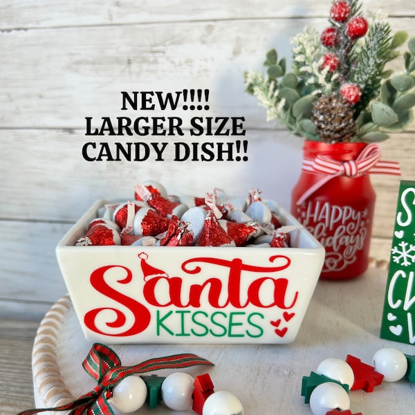 Christmas Candy Dish - Etsy