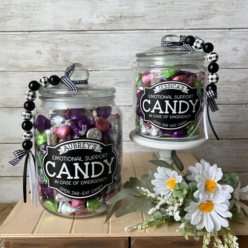 Candy Jar With Lid - Etsy