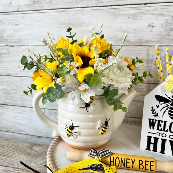 Sunflower Teapot - Etsy