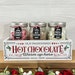 Personalized Hot Chocolate Bar & FILLED Jars, Hot Cocoa Bar Box, Hot Cocoa Station, Hot Cocoa ...