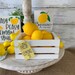 Lemon tiered tray decor summer tiered tray bundle lemonade | Etsy