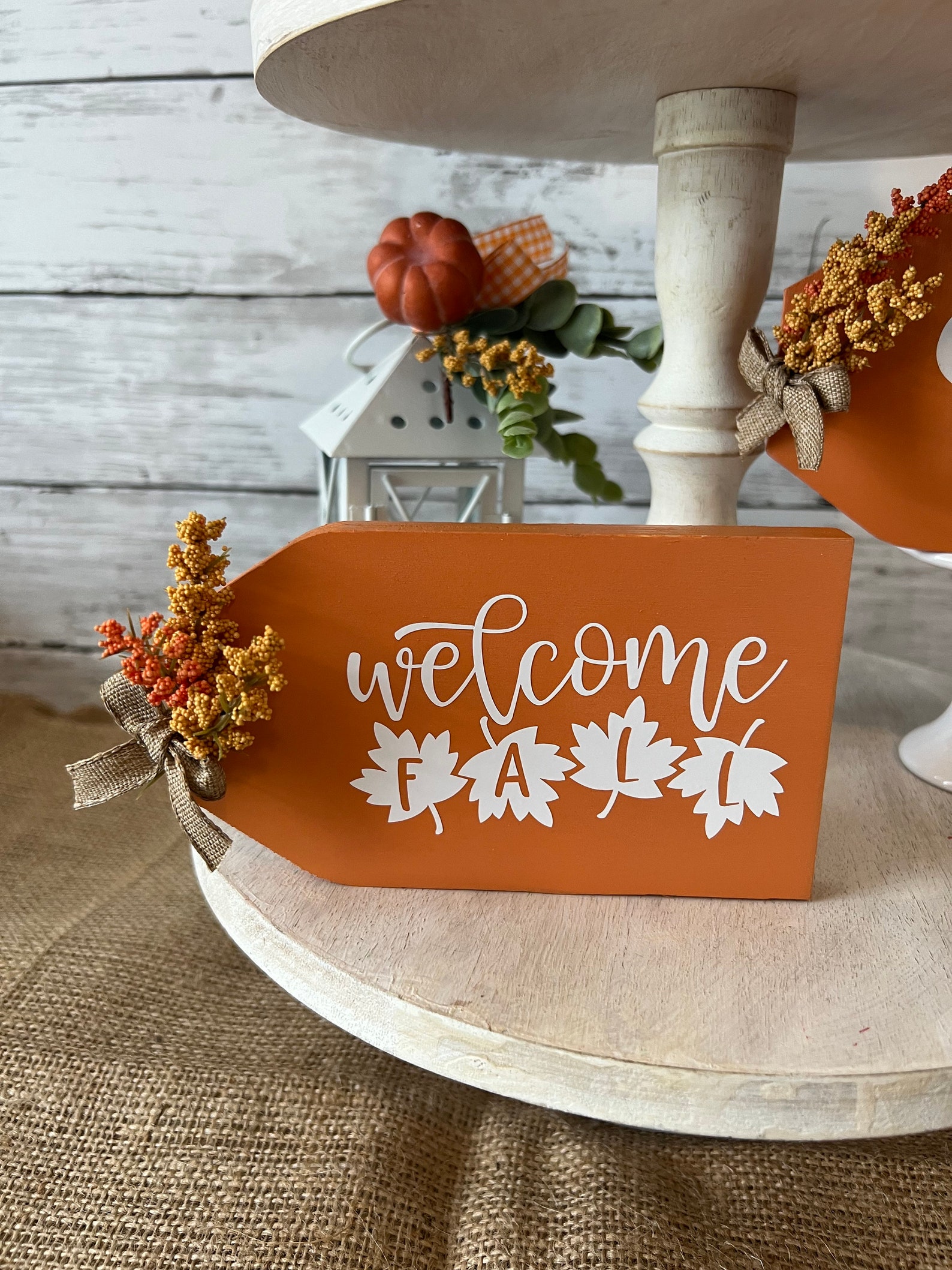 Fall Mini Wood Signs for Tiered Tray Fall Tiered Tray Decor - Etsy