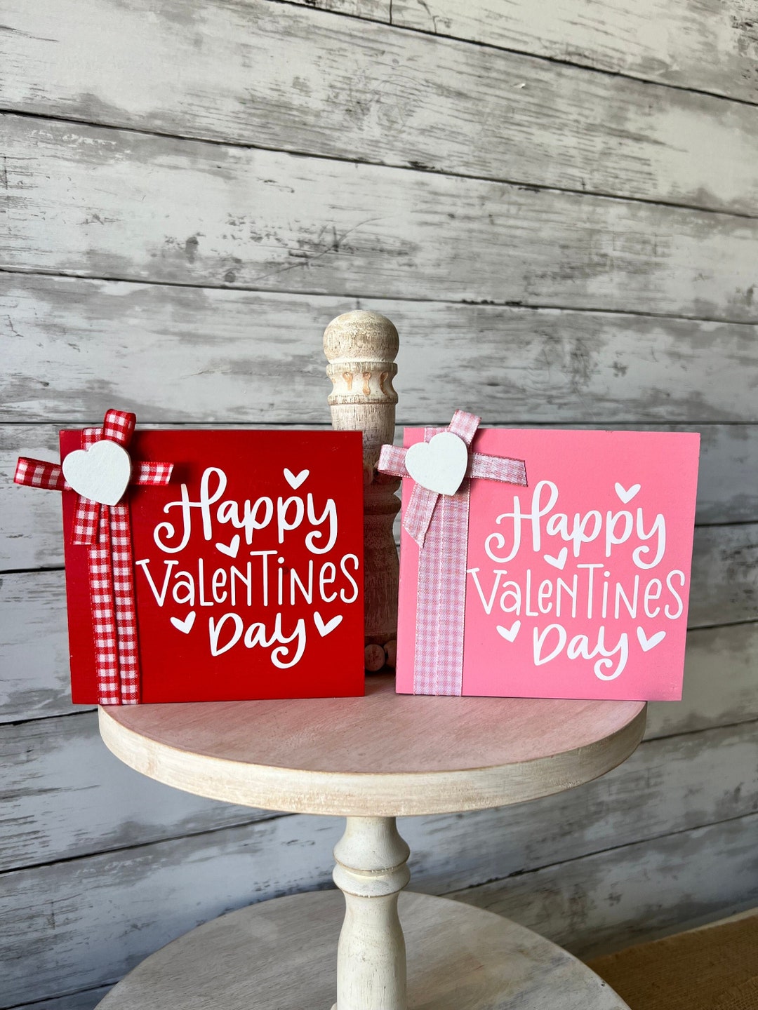 Valentine Tiered Tray Decor, Valentine's Day Mini Signs, Valentine Home ...