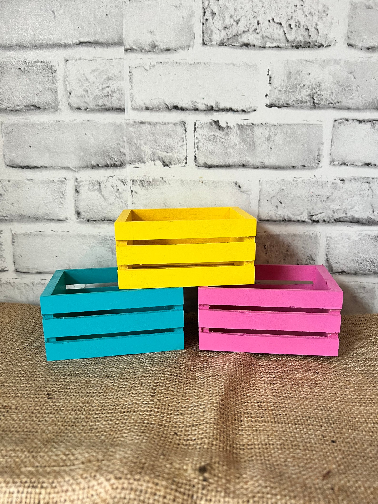 Mini Crate for Tiered Tray, Many Color Options, Tiered Tray Decor ...