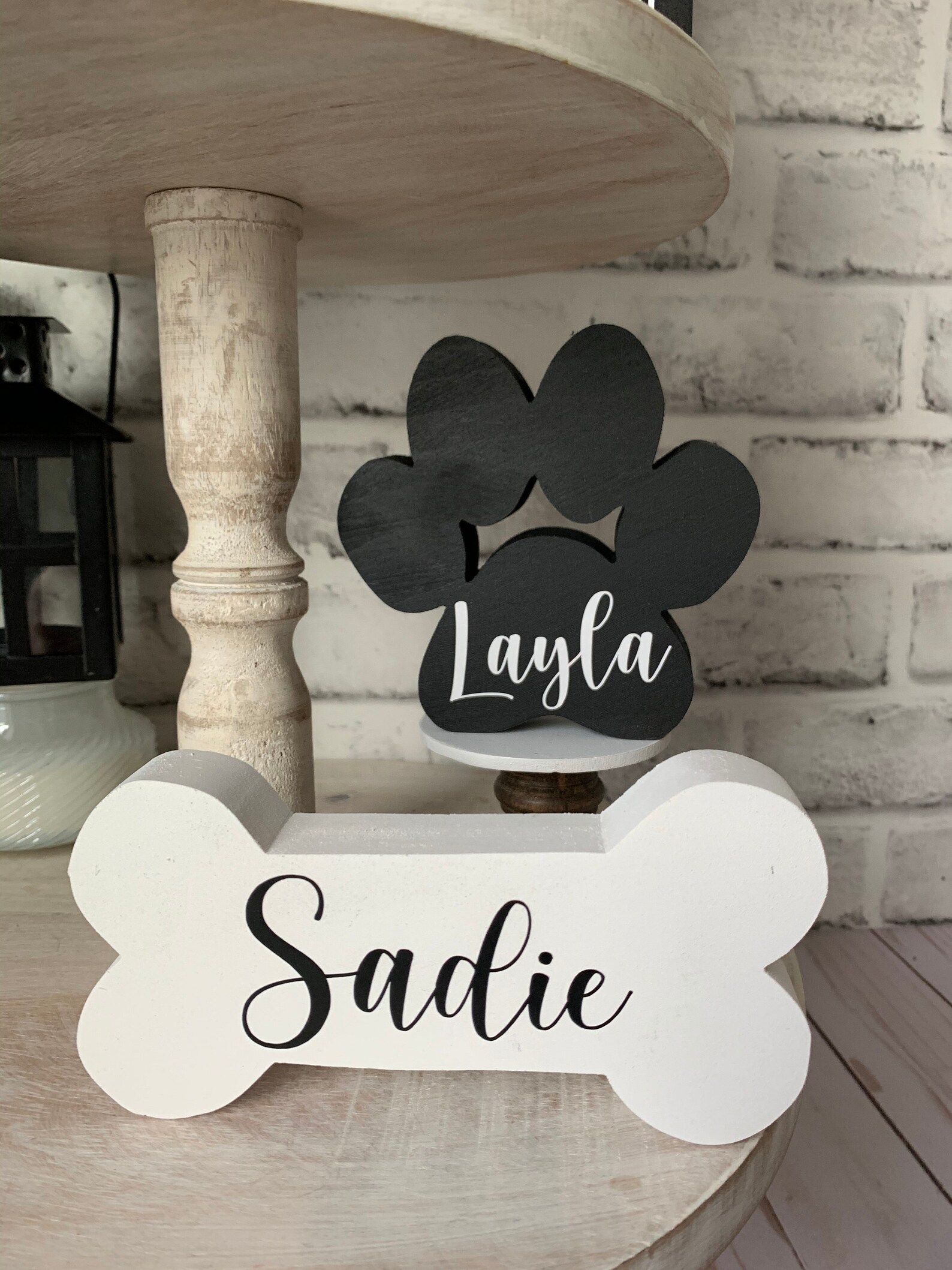 Dog Tiered Tray Decor, Tiered Tray Decor Bundle, Personalized Dog Decor ...