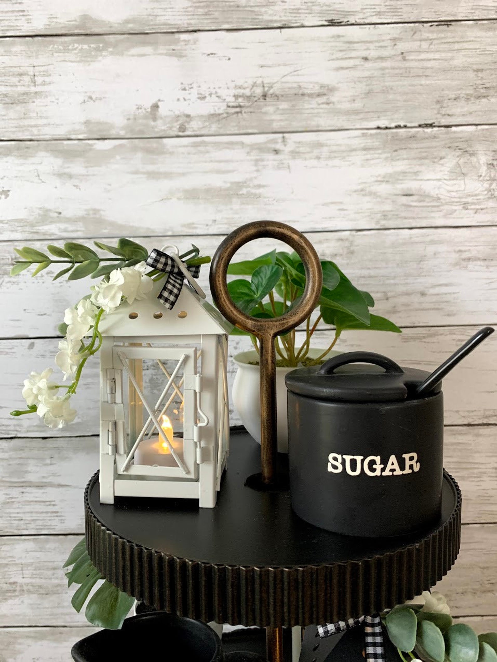 Mini Lantern for Tiered Tray Tiered Tray Decor Tiered Tray - Etsy