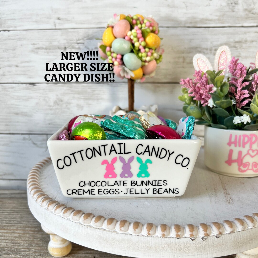 Easter Candy Dish, Easter Candy Bowl, Easter Home Decor, Easter Gift ...