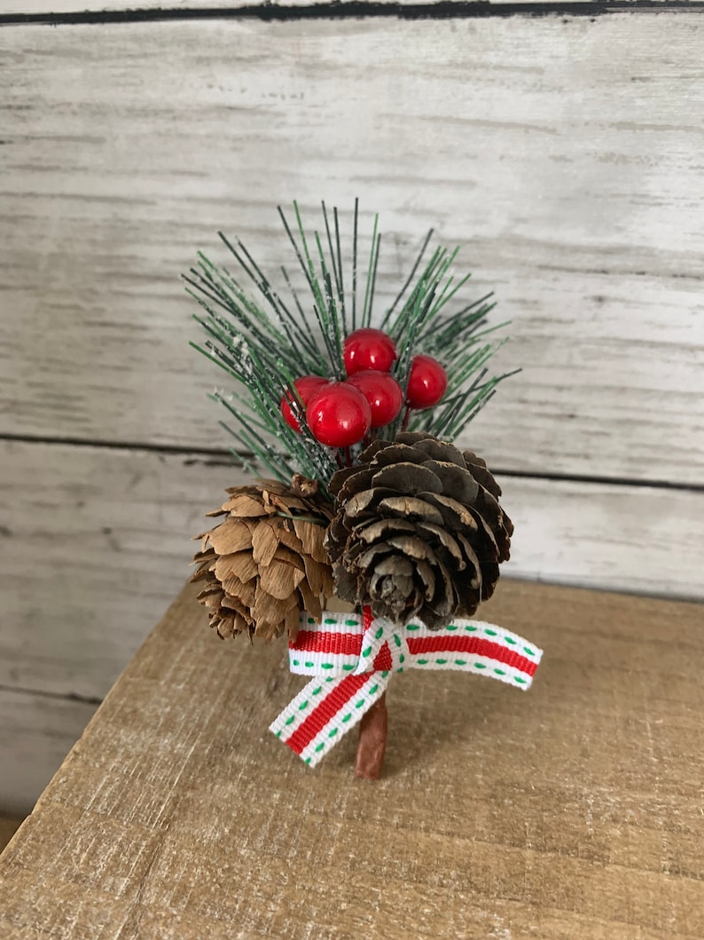Christmas Greenery Set of 3 Mini Christmas Logs Christmas - Etsy