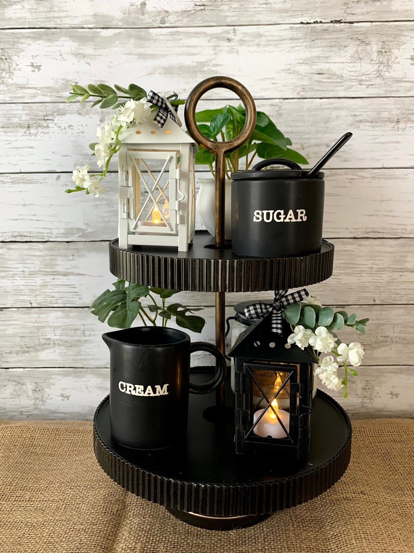 Mini Lantern for Tiered Tray Tiered Tray Decor Tiered Tray - Etsy