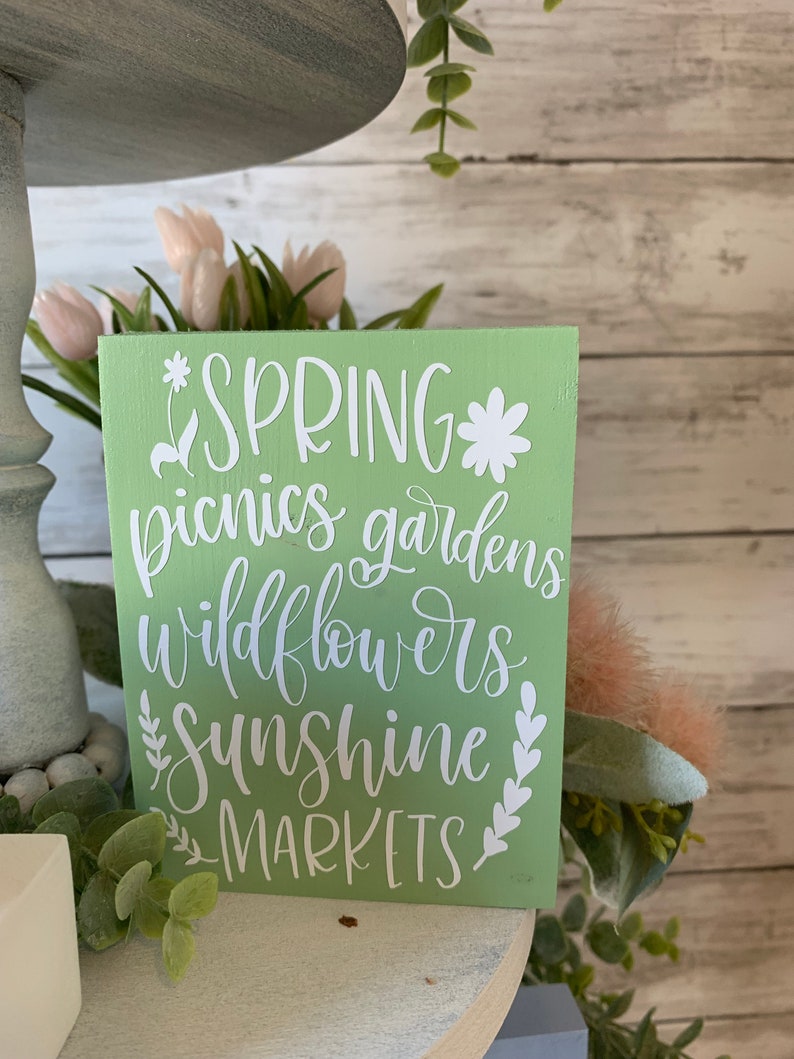 Spring Tiered Tray Decor Bundle Spring Decorations for Home | Etsy