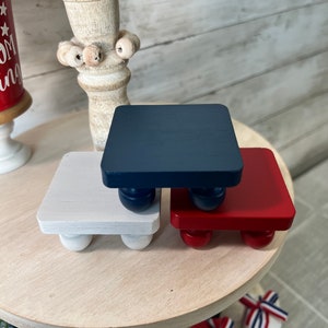 Set of 3 Mini Risers for Tiered Tray, Tiered Tray Decor, Mini Wooden ...