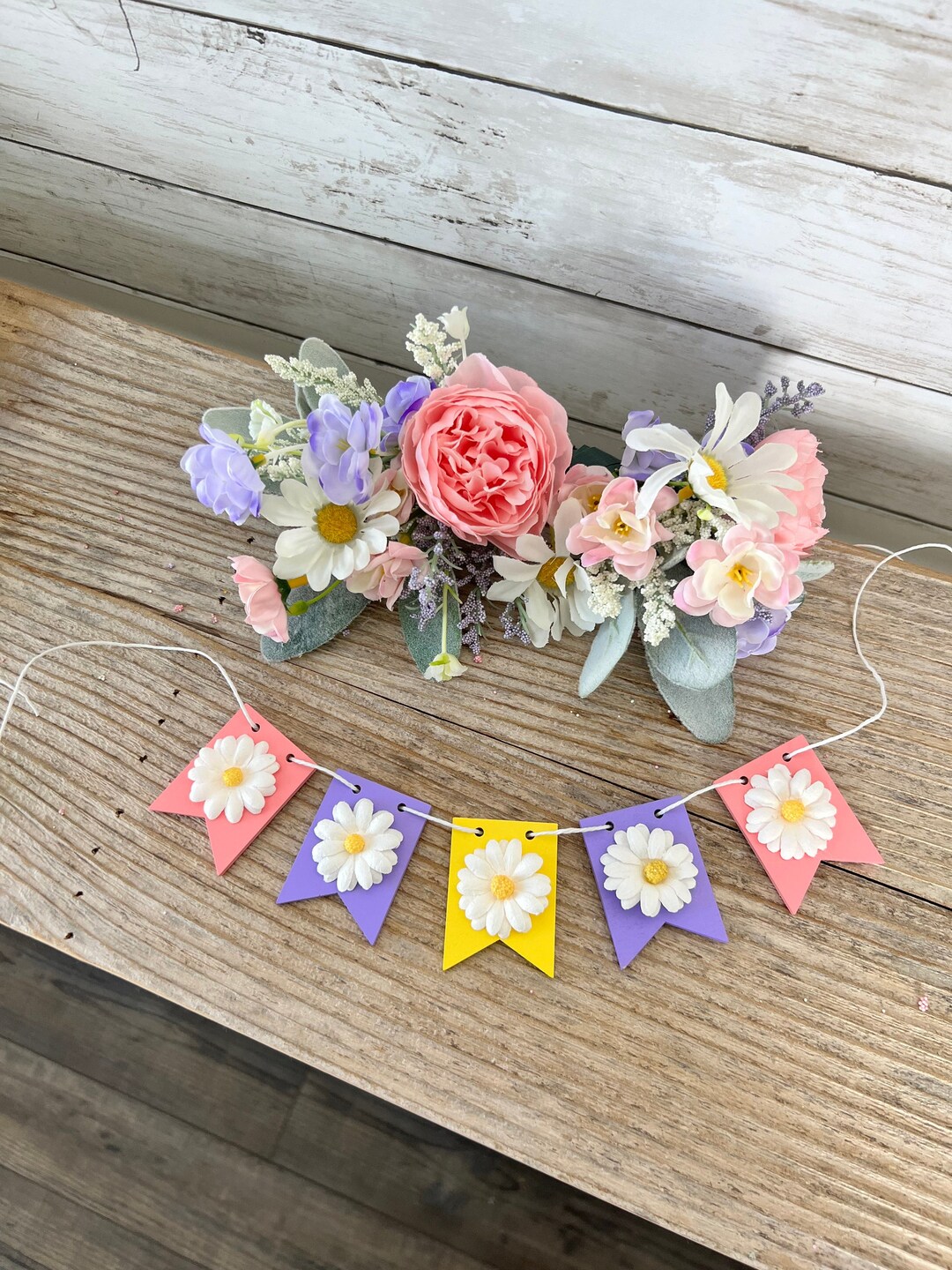 Spring Mini Wood Banner, Spring Tiered Tray Decor, Spring Home Decor ...