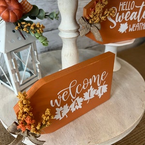 Fall Mini Wood Signs for Tiered Tray, Fall Tiered Tray Decor ...
