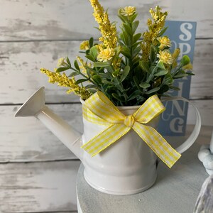 Spring Tiered Tray Decor, Tiered Tray Mini Floral Arrangement, Mini ...