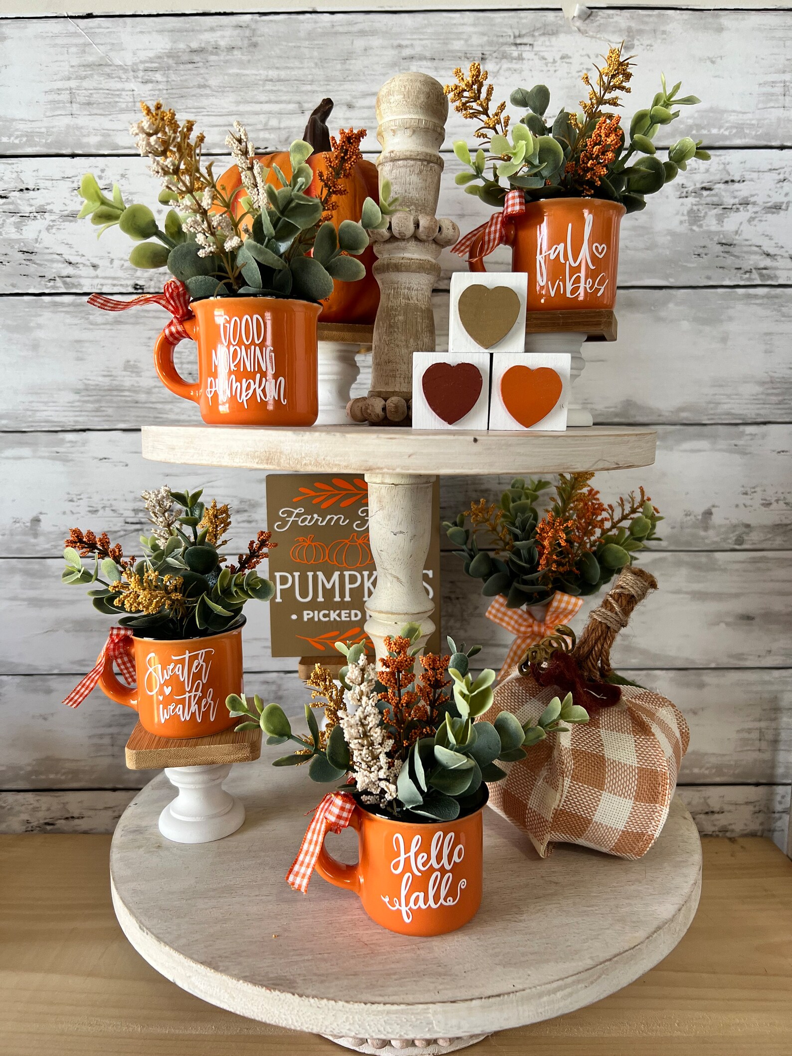 Mini Mug for Tiered Tray Fall Mini Mug Fall Tiered Tray - Etsy