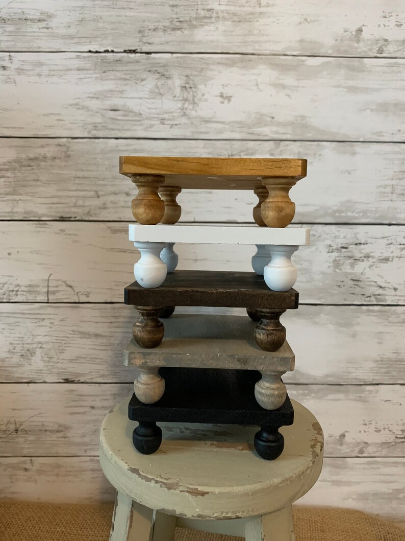 Mini Riser for Tiered Tray, Tiered Tray Decor, Mini Wooden Riser ...