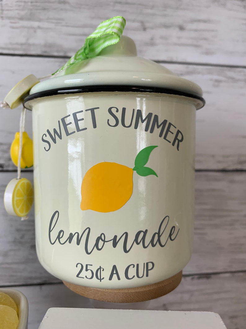 Target Mini Bar Cart Decor Lemon Decor Lemon Tiered Tray - Etsy