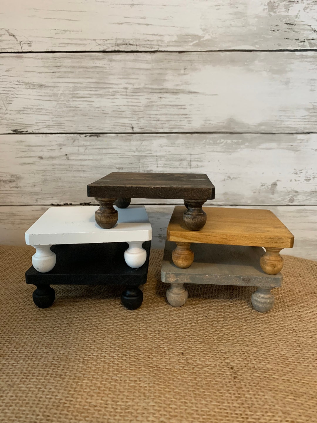Mini Riser for Tiered Tray, Tiered Tray Decor, Mini Wooden Riser ...