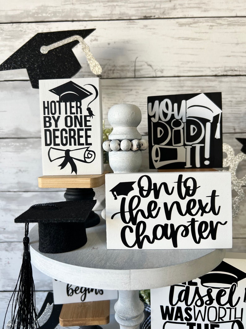 Graduation Tiered Tray Decor Graduation Party Decorations - Etsy