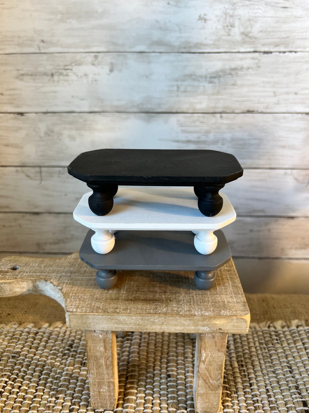 Mini Riser for Tiered Tray, Tiered Tray Decor, Mini Wooden Riser ...