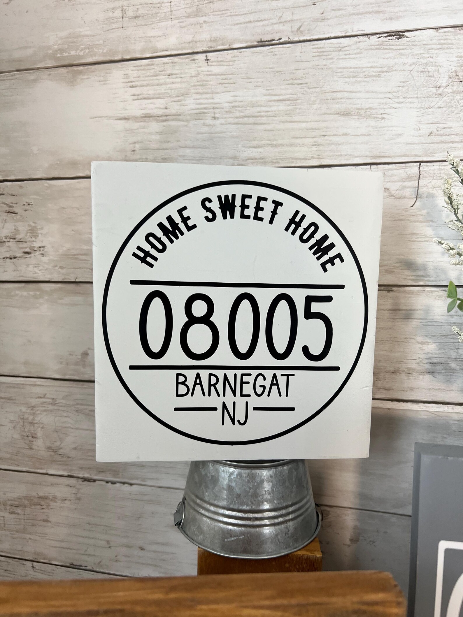 Personalized ZIP Code Sign, City and State Sign, Personalized Location ...