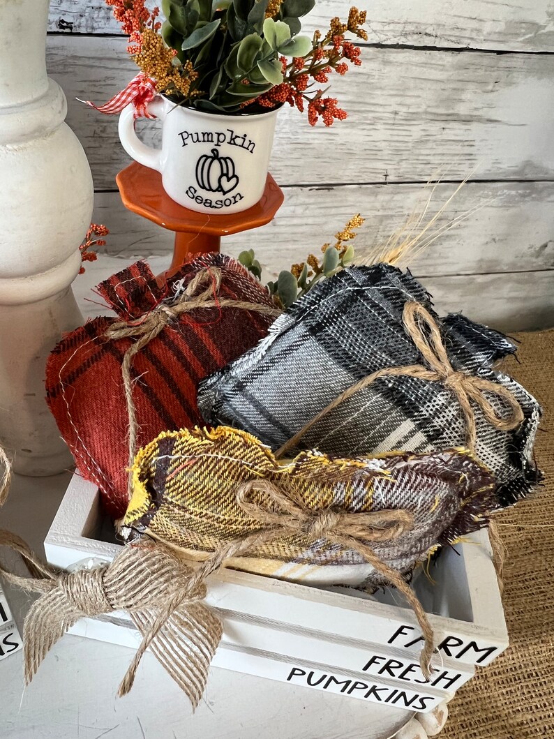 Fall Tiered Tray Decor Mini Crate for Tiered Tray Fall - Etsy