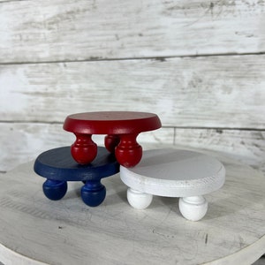 Set of 3 Mini Risers for Tiered Tray, Tiered Tray Decor, Mini Wooden ...