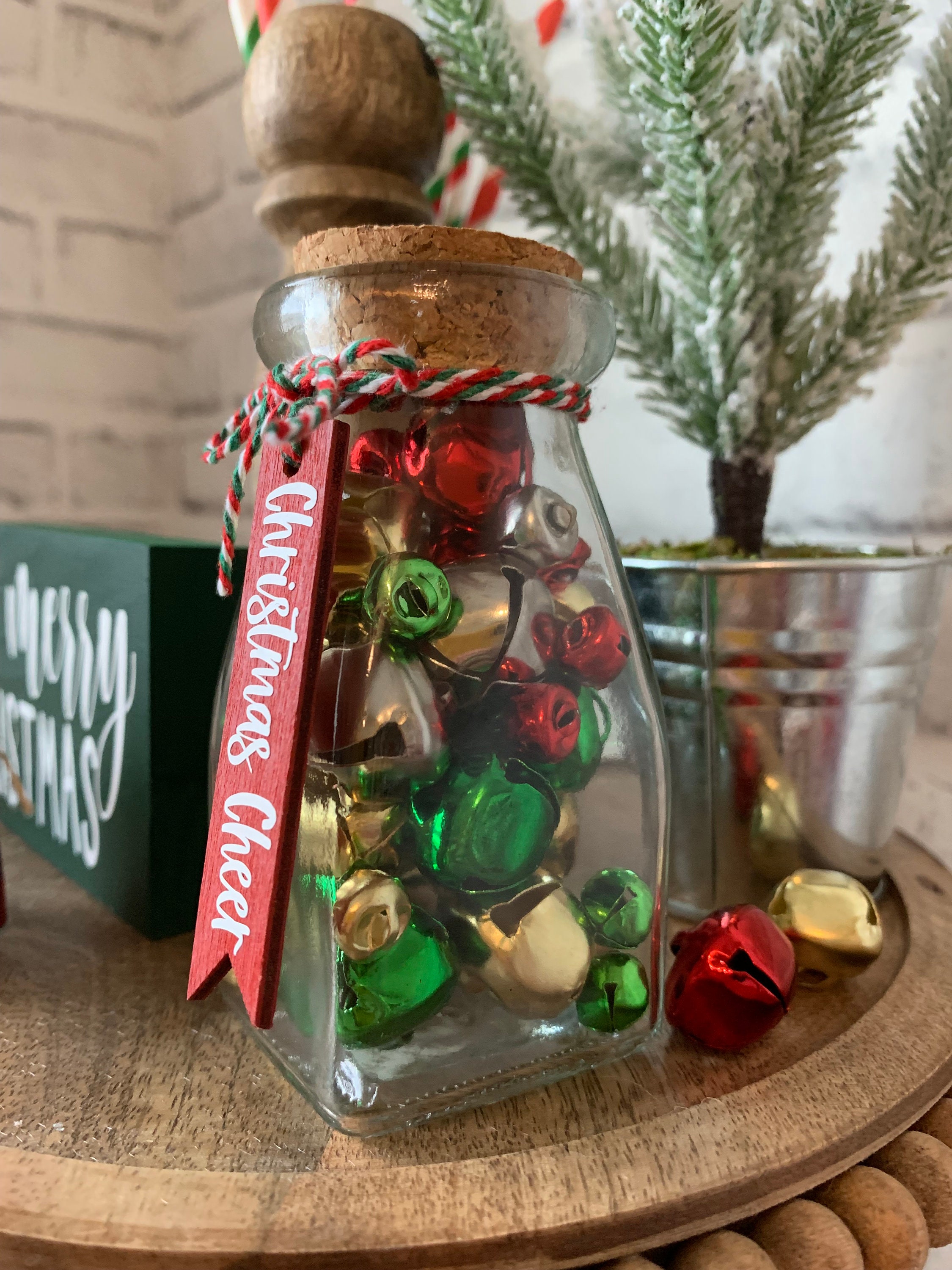 Christmas Tiered Tray Decor Fresh Snowballs Christmas Tray | Etsy