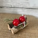 Christmas Greenery, Set of 3, Mini Christmas Logs, Christmas Tiered ...
