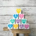 Valentines Tiered Tray Decor, Valentine Stacking Blocks, Valentine Home ...