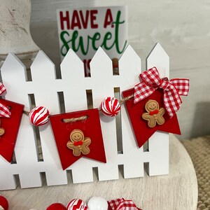 Christmas Tiered Tray Decor, Gingerbread Tiered Tray Decor, Gingerbread ...