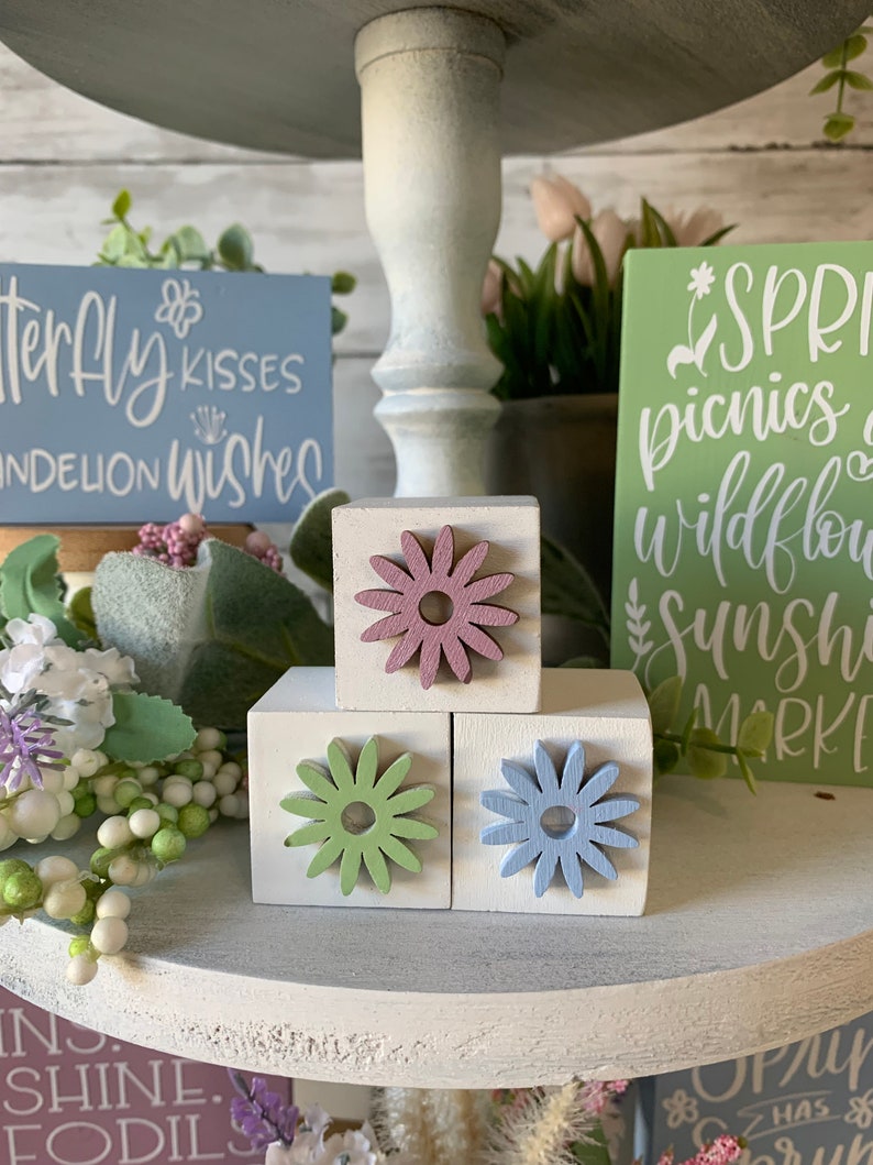 Spring Tiered Tray Decor Bundle Spring Decorations for Home | Etsy