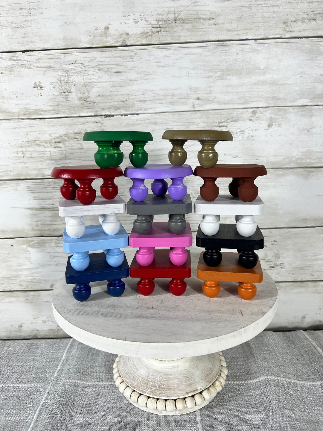 Mini Riser for Tiered Tray, Tiered Tray Decor, Mini Wooden Riser ...