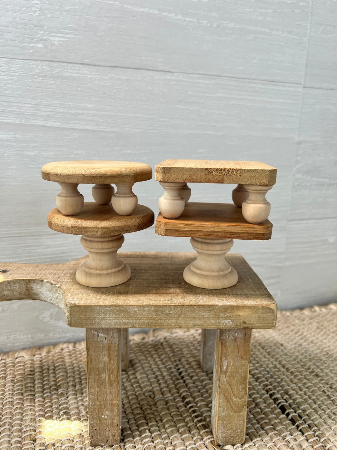 Mini Riser for Tiered Tray, Tiered Tray Decor, Mini Wooden Riser ...