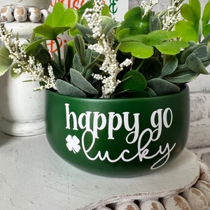 St. Patricks Day Tiered Tray Decor, St. Patricks Mini Floral ...