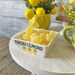 Summer Tiered Tray Decor, Lemon Candy Dish, Fresh Lemons, Lemon Home ...