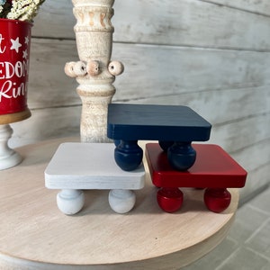 Set of 3 Mini Risers for Tiered Tray, Tiered Tray Decor, Mini Wooden ...