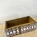 Personalized Wooden Snack Candy Box for Dad, Dad's Snacks, Dad's Snack ...