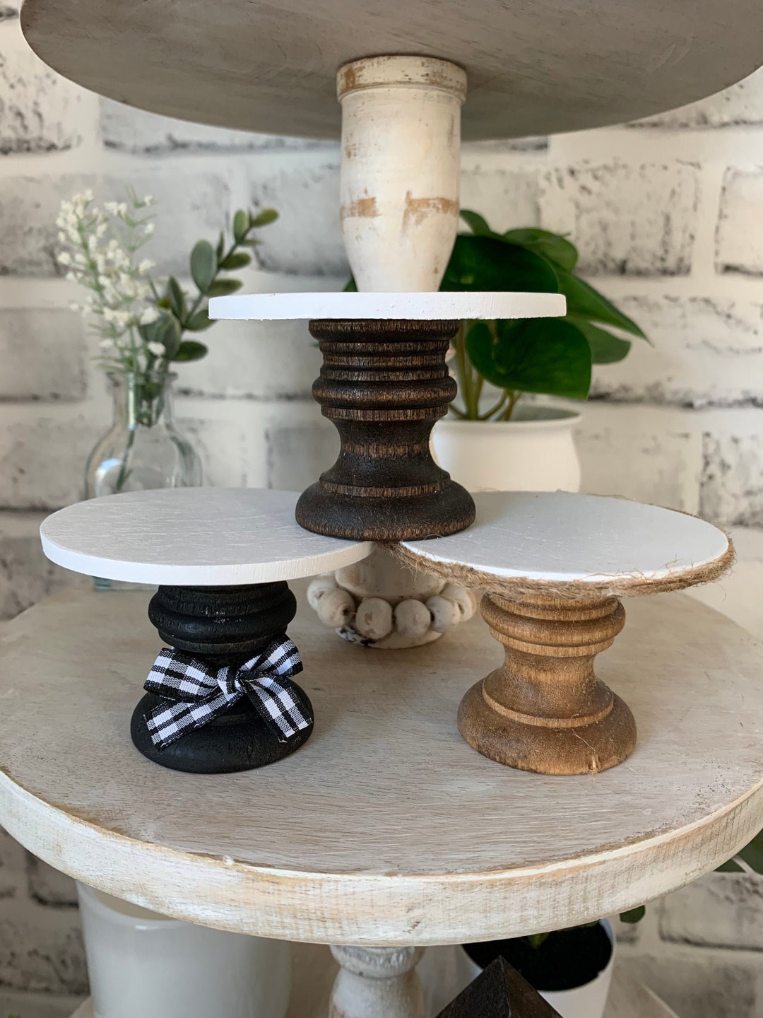 Mini Riser for Tiered Tray, Tiered Tray Decor, Mini Wooden Riser ...