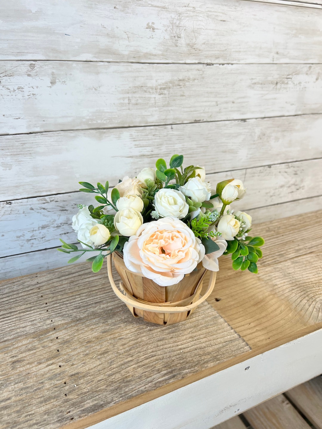 Spring Floral Arrangement, Spring Home Decor, Spring Centerpiece, Faux ...