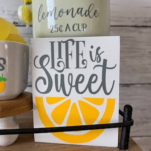 Target Mini Bar Cart Decor, Lemon Decor, Lemon Tiered Tray Decor ...