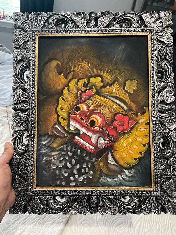 Bali Barong Hand Painting Balinese Tommy Chuah Barong The Balinese