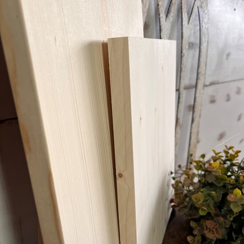 12x1 Blank Sanded Pine One Inch Boards, Raw Wood Ready for Painting - Etsy