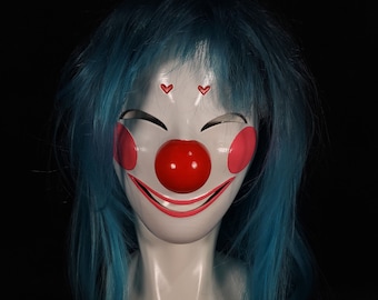 Jawless Stalker Clown Half Mask| Clown Mask, Half Mask, Scary Mask ...