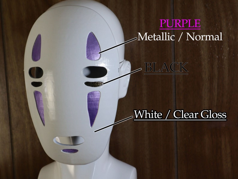 No-face Mask Kaonashi Handmade 3D Printed and Hand - Etsy