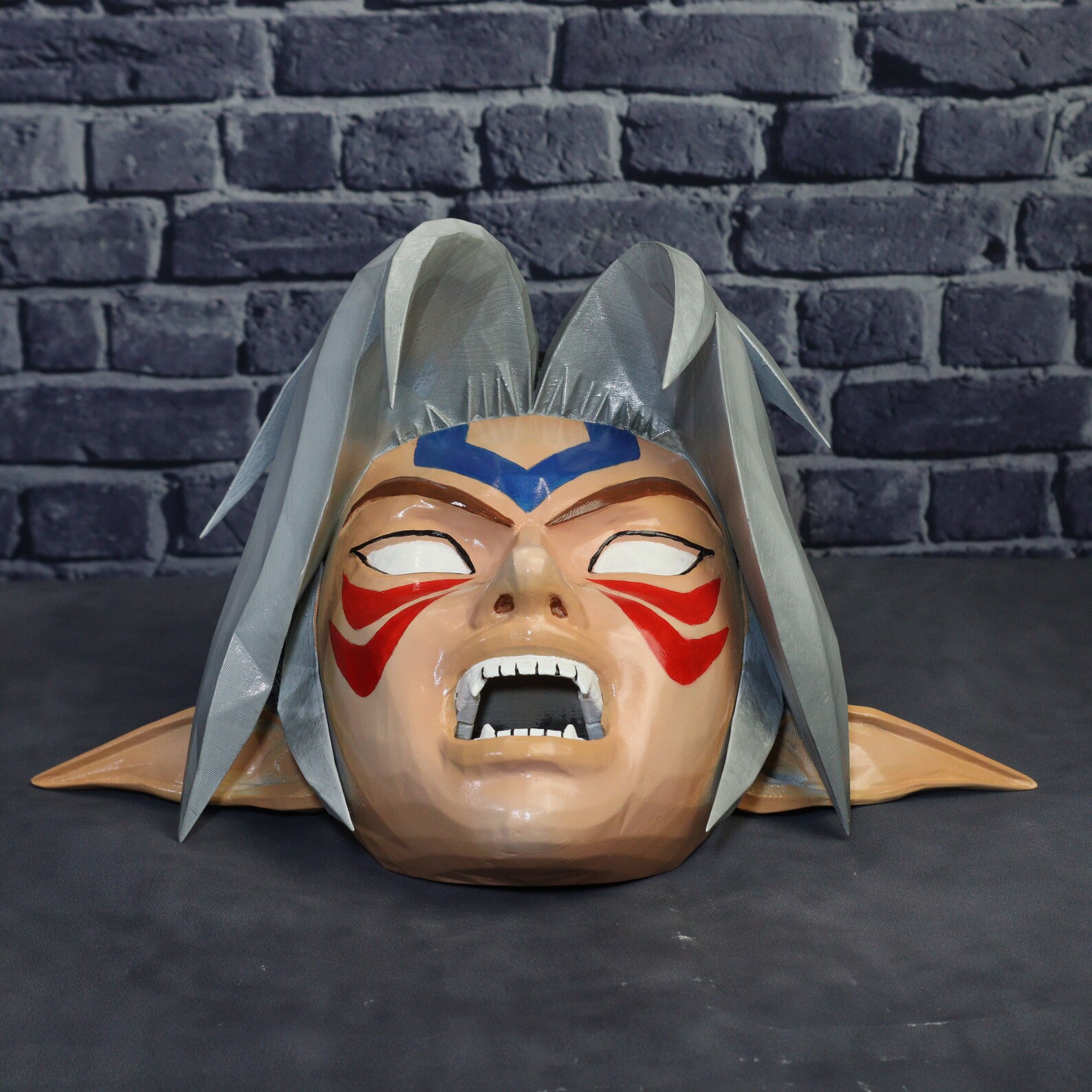 Fierce Deity Mask | Legend of Zelda Wall Decor | 3D Printed & Hand ...