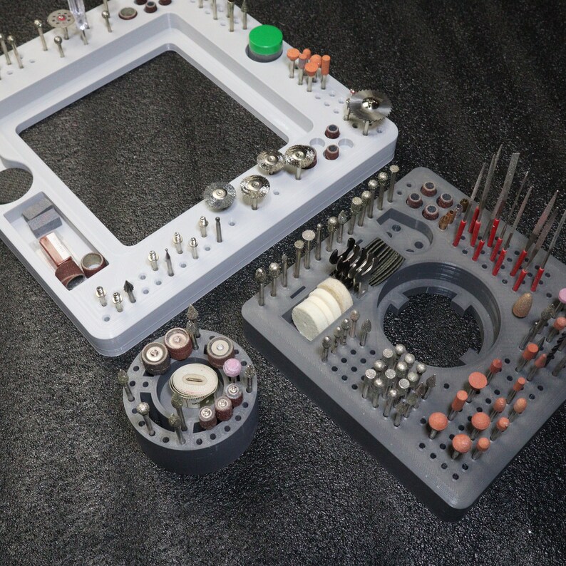 Bur/dremel Bit Organizer Rotary Bit Holder Dremel Bit - Etsy
