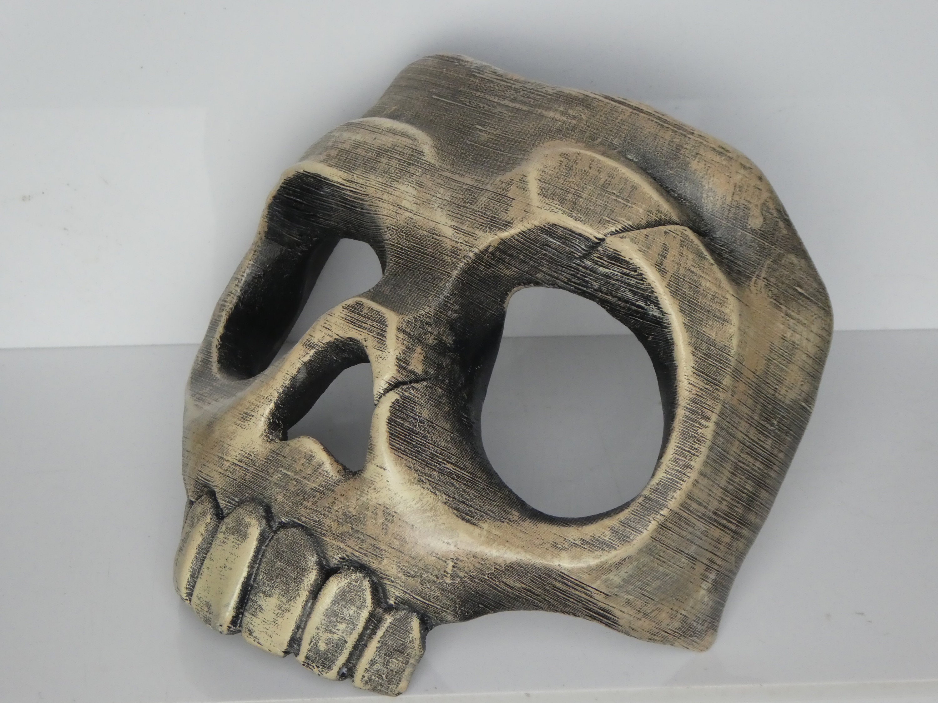 Metal Skull Half Mask