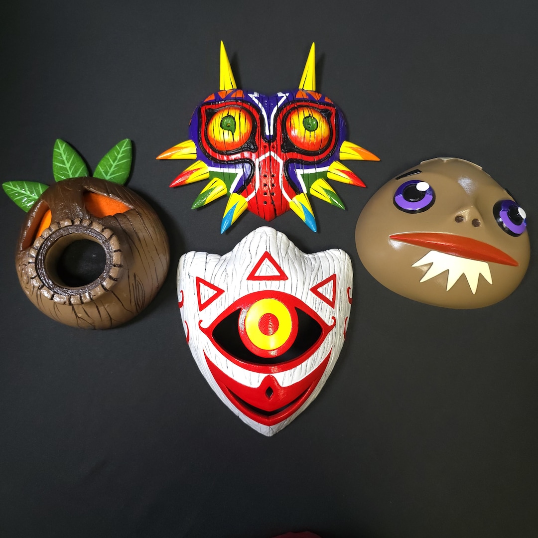Legend of Zelda Majora's Mask Transformation Set of 4 | Goron | Deku ...