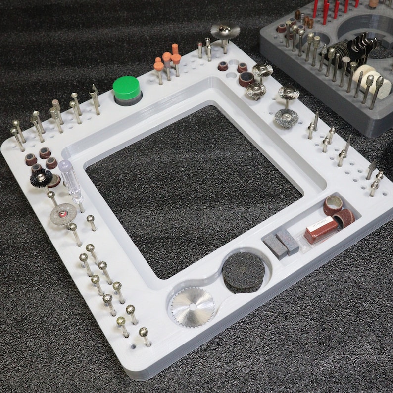 Bur/dremel Bit Organizer Rotary Bit Holder Dremel Bit - Etsy